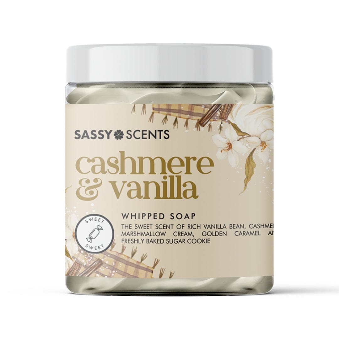 Cashmere & Vanilla Whipped Soap – Sassy Scents
