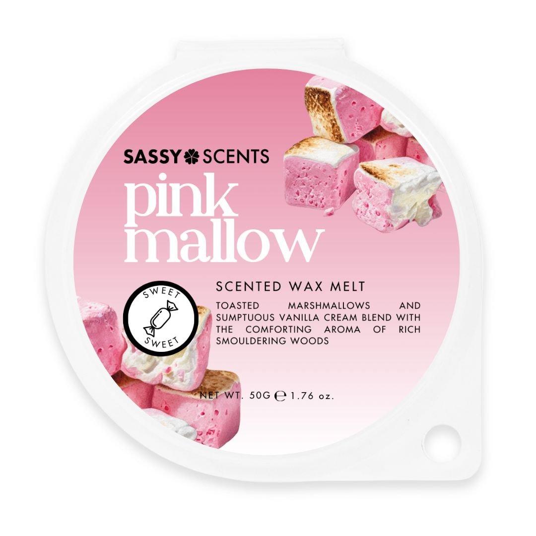 Pink Mallow Wax Melt – Sassy Scents